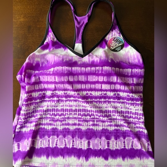 ZeroXposur | Tops | Zeroxposur Women Tankini Purple Tie Dye Cute ...